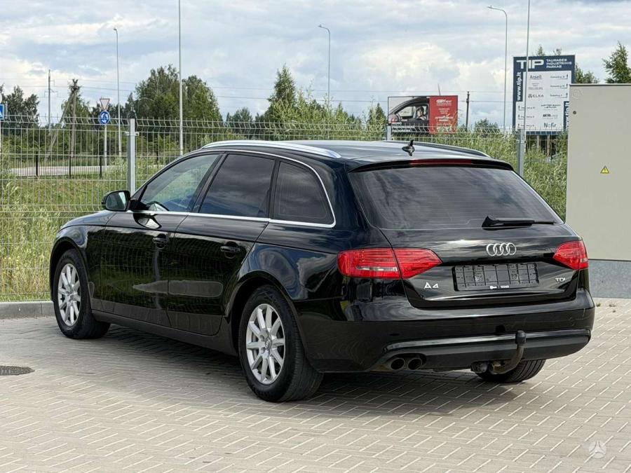 Black Audi A4 2012 in Taurage, with an engine capacity of 1.97 L and mileage of 341 thousand km for 6200 €, photo 5 on AUTOMOTO.COM.LV