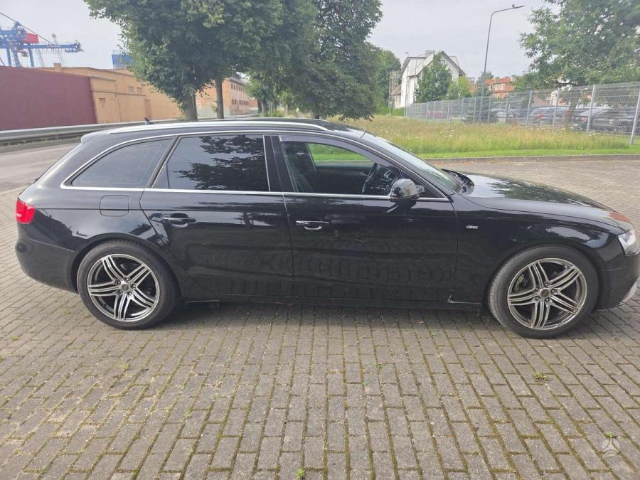 Black Audi A4 2012 in Klaipeda, with an engine capacity of 2.00 L and mileage of 292 thousand km for 6350 €, photo 4 on AUTOMOTO.COM.LV