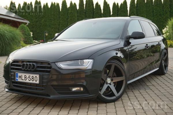 Black Audi A4 2012 in Bauska, with an engine capacity of 2.00 L and mileage of 265 thousand km for 7690 €, photo 1 on AUTOMOTO.COM.LV