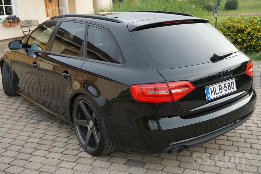 Black Audi A4 2012 in Bauska, with an engine capacity of 2.00 L and mileage of 265 thousand km for 7690 €, photo 4 on AUTOMOTO.COM.LV