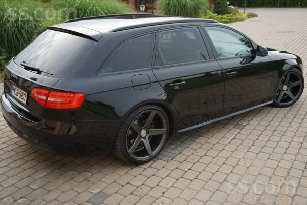 Black Audi A4 2012 in Bauska, with an engine capacity of 2.00 L and mileage of 265 thousand km for 7690 €, photo 6 on AUTOMOTO.COM.LV
