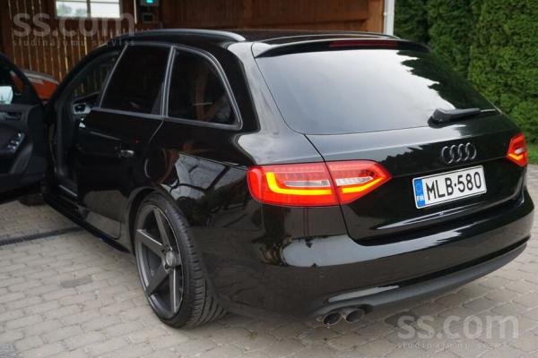 Black Audi A4 2012 in Bauska, with an engine capacity of 2.00 L and mileage of 265 thousand km for 7690 €, photo 8 on AUTOMOTO.COM.LV