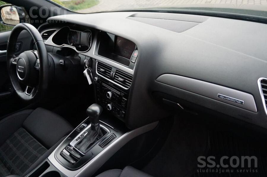 Black Audi A4 2012 in Bauska, with an engine capacity of 2.00 L and mileage of 265 thousand km for 7690 €, photo 10 on AUTOMOTO.COM.LV