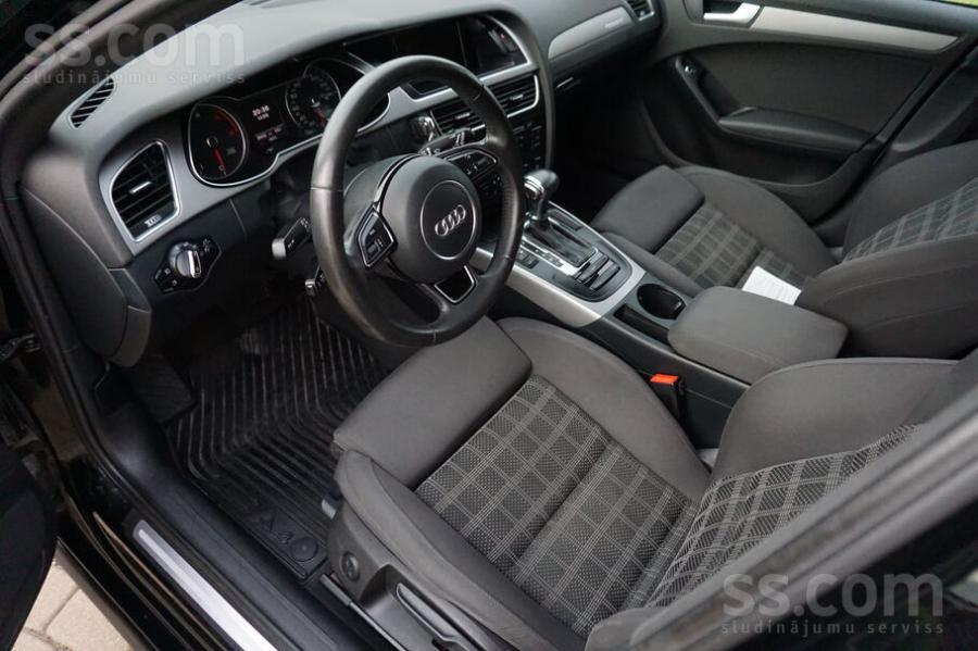 Black Audi A4 2012 in Bauska, with an engine capacity of 2.00 L and mileage of 265 thousand km for 7690 €, photo 11 on AUTOMOTO.COM.LV