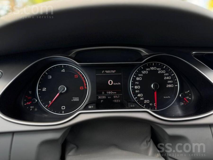 Black Audi A4 2012 in Riga, with an engine capacity of 2.00 L and mileage of 363 thousand km for 5350 €, photo 20 on AUTOMOTO.COM.LV
