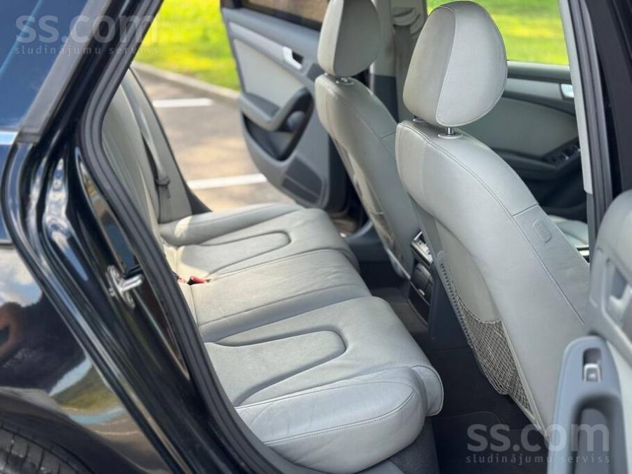 Black Audi A4 2012 in Riga, with an engine capacity of 2.00 L and mileage of 363 thousand km for 5350 €, photo 21 on AUTOMOTO.COM.LV