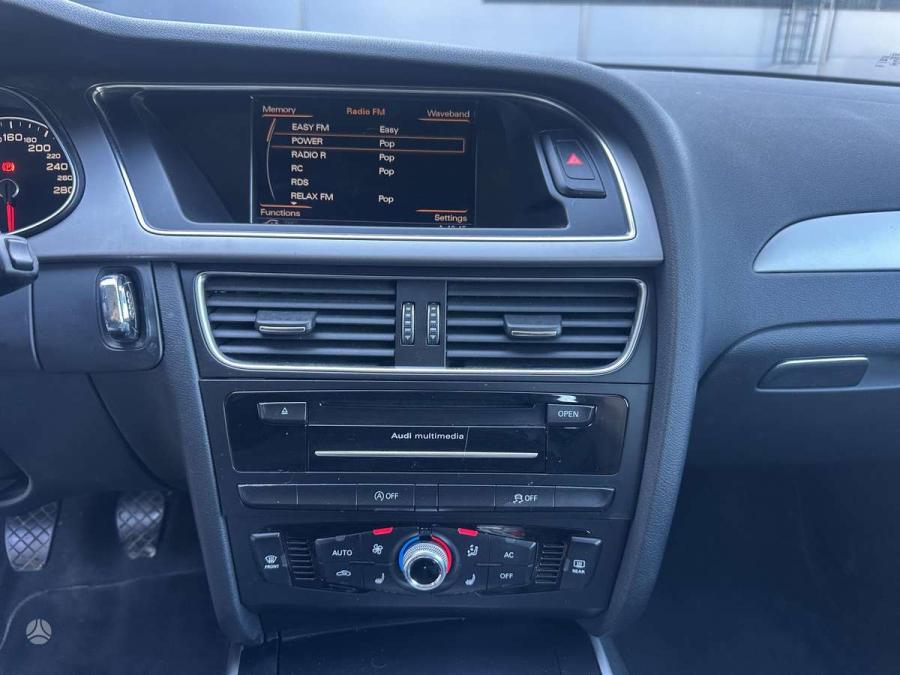 Black Audi A4 2012 in Siauliai, with an engine capacity of 1.97 L and mileage of 205 thousand km for 6550 €, photo 19 on AUTOMOTO.COM.LV