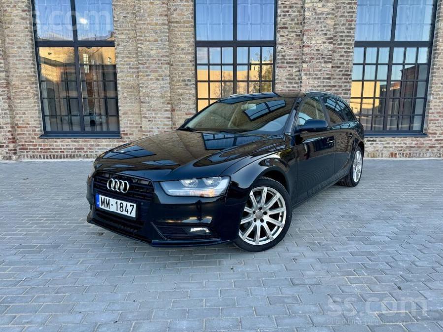 Black Audi A4 2012 in Riga, with an engine capacity of 2.00 L and mileage of 0 thousand km for 6400 €, photo 1 on AUTOMOTO.COM.LV