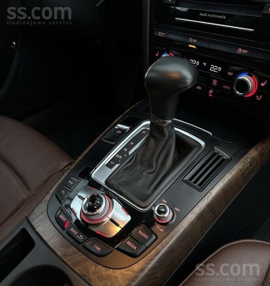 Black Audi A4 2012 in Valmiera, with an engine capacity of 3.00 L and mileage of 248 thousand km for 7200 €, photo 11 on AUTOMOTO.COM.LV