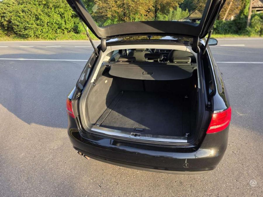 Melns Audi A4 2012 Viļņa, ar dzinēja tilpumu 1.97 L un nobraukumu 260 tūkst. km par 6650 €, foto 14 vietnē AUTOMOTO.COM.LV