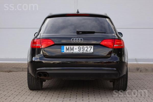 Black Audi A4 2012 in Riga, with an engine capacity of 2.00 L and mileage of 390 thousand km for 5295 €, photo 6 on AUTOMOTO.COM.LV
