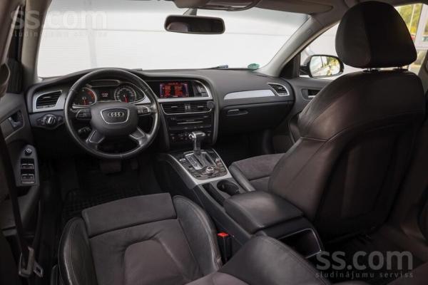 Black Audi A4 2012 in Riga, with an engine capacity of 2.00 L and mileage of 390 thousand km for 5295 €, photo 11 on AUTOMOTO.COM.LV