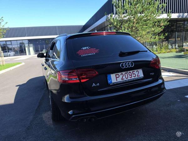 Black Audi A4 2012 in Kaunas, with an engine capacity of 1.97 L and mileage of 331 thousand km for 4990 €, photo 5 on AUTOMOTO.COM.LV