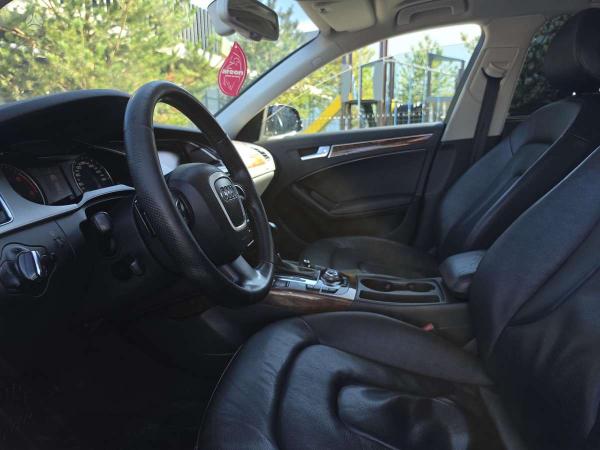 Black Audi A4 2012 in Kaunas, with an engine capacity of 1.97 L and mileage of 331 thousand km for 4990 €, photo 11 on AUTOMOTO.COM.LV