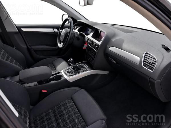 Black Audi A4 2012 in Riga, with an engine capacity of 1.80 L and mileage of 192 thousand km for 6990 €, photo 9 on AUTOMOTO.COM.LV