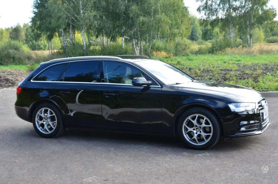 Black Audi A4 2012 in Siauliai, with an engine capacity of 1.97 L and mileage of 290 thousand km for 5300 €, photo 7 on AUTOMOTO.COM.LV
