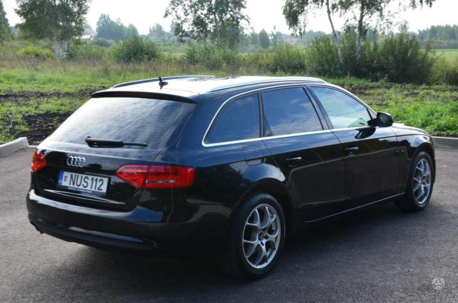 Black Audi A4 2012 in Siauliai, with an engine capacity of 1.97 L and mileage of 290 thousand km for 5300 €, photo 12 on AUTOMOTO.COM.LV