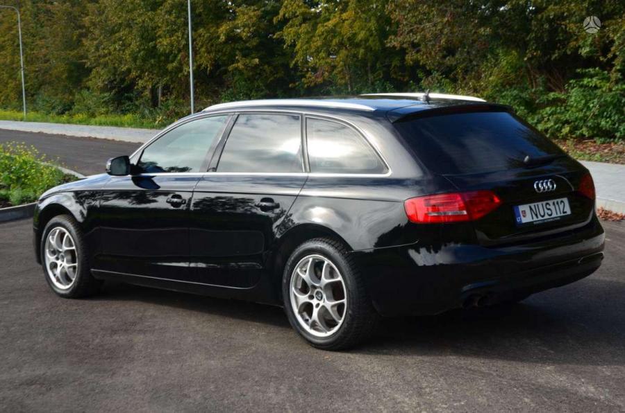 Black Audi A4 2012 in Siauliai, with an engine capacity of 1.97 L and mileage of 290 thousand km for 5300 €, photo 17 on AUTOMOTO.COM.LV