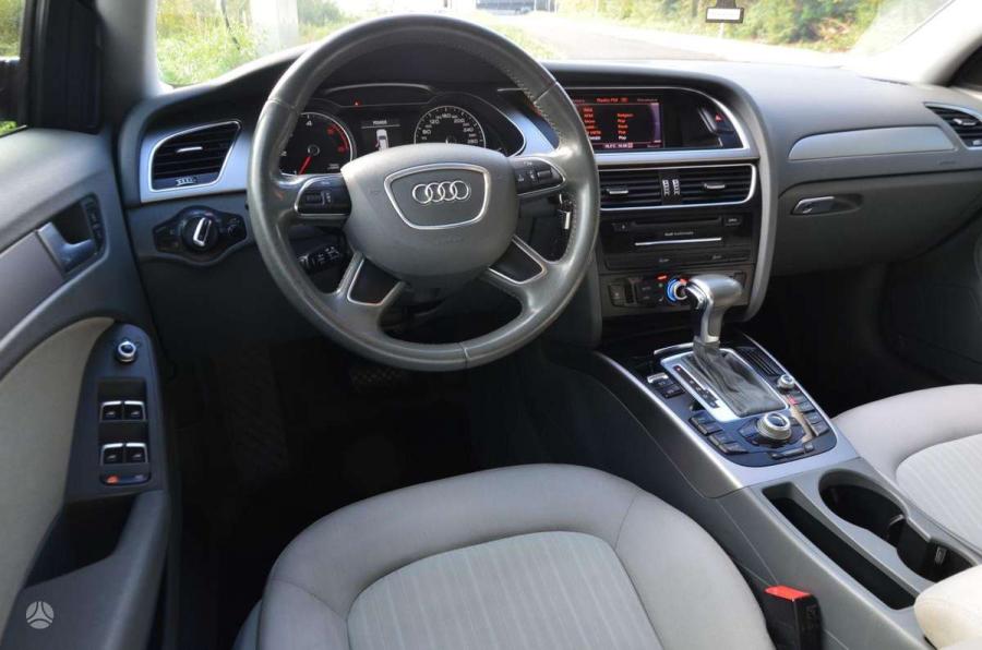 Black Audi A4 2012 in Siauliai, with an engine capacity of 1.97 L and mileage of 290 thousand km for 5300 €, photo 25 on AUTOMOTO.COM.LV