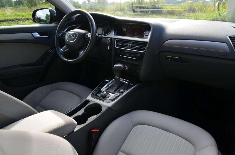 Black Audi A4 2012 in Siauliai, with an engine capacity of 1.97 L and mileage of 290 thousand km for 5300 €, photo 28 on AUTOMOTO.COM.LV