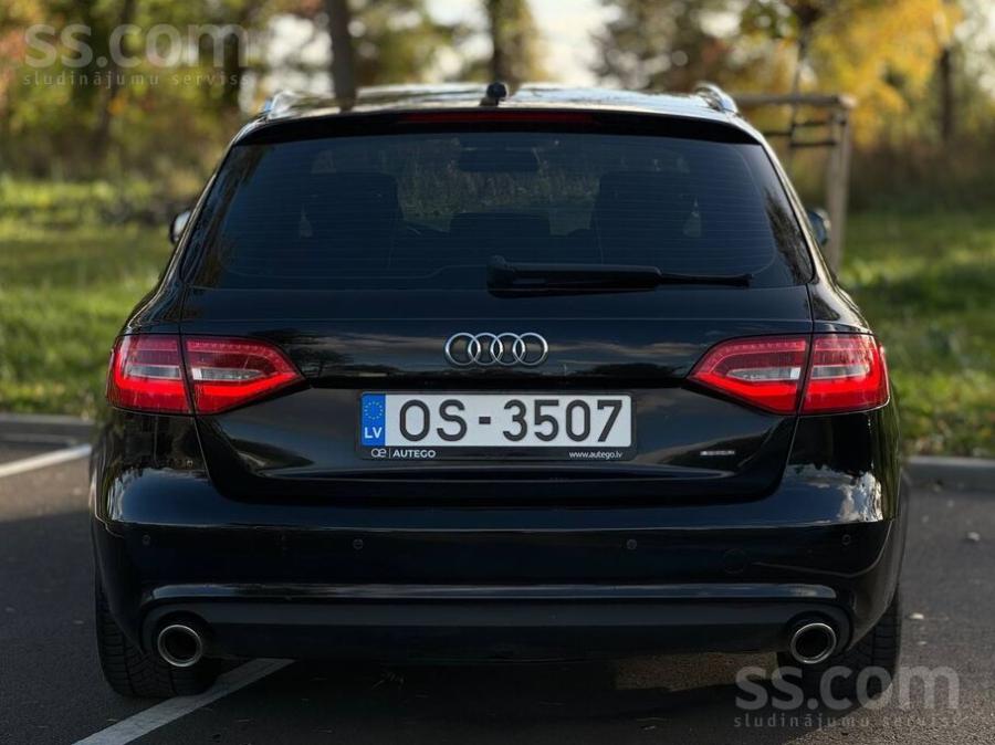 Black Audi A4 2012 in Riga, with an engine capacity of 3.00 L and mileage of 260 thousand km for 7950 €, photo 9 on AUTOMOTO.COM.LV