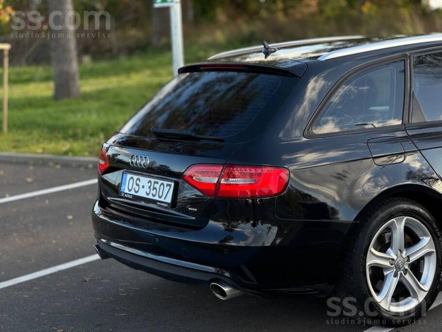 Black Audi A4 2012 in Riga, with an engine capacity of 3.00 L and mileage of 260 thousand km for 7950 €, photo 12 on AUTOMOTO.COM.LV