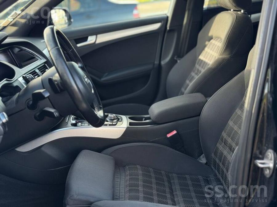 Black Audi A4 2012 in Riga, with an engine capacity of 3.00 L and mileage of 260 thousand km for 7950 €, photo 16 on AUTOMOTO.COM.LV