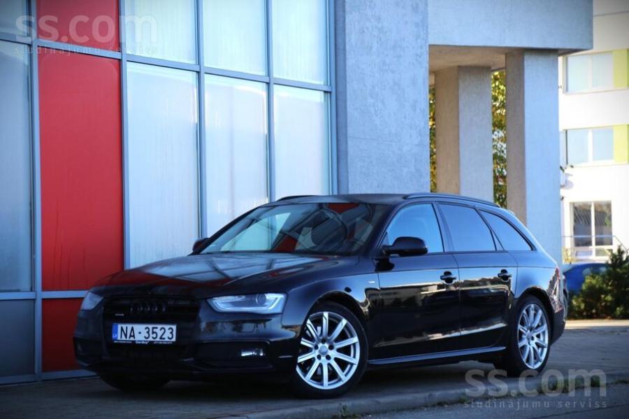 Melns Audi A4 2012 Rīga, ar dzinēja tilpumu 3.00 L un nobraukumu 396 tūkst. km par 7995 €, foto 1 vietnē AUTOMOTO.COM.LV