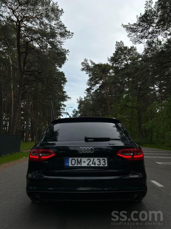 Black Audi A4 2012 in Riga, with an engine capacity of 3.00 L and mileage of 345 thousand km for 7799 €, photo 3 on AUTOMOTO.COM.LV