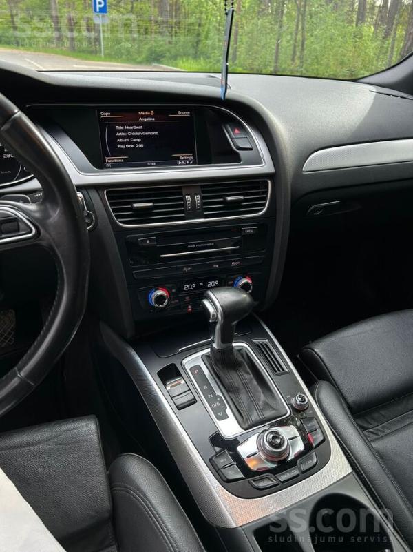 Black Audi A4 2012 in Riga, with an engine capacity of 3.00 L and mileage of 345 thousand km for 7799 €, photo 7 on AUTOMOTO.COM.LV