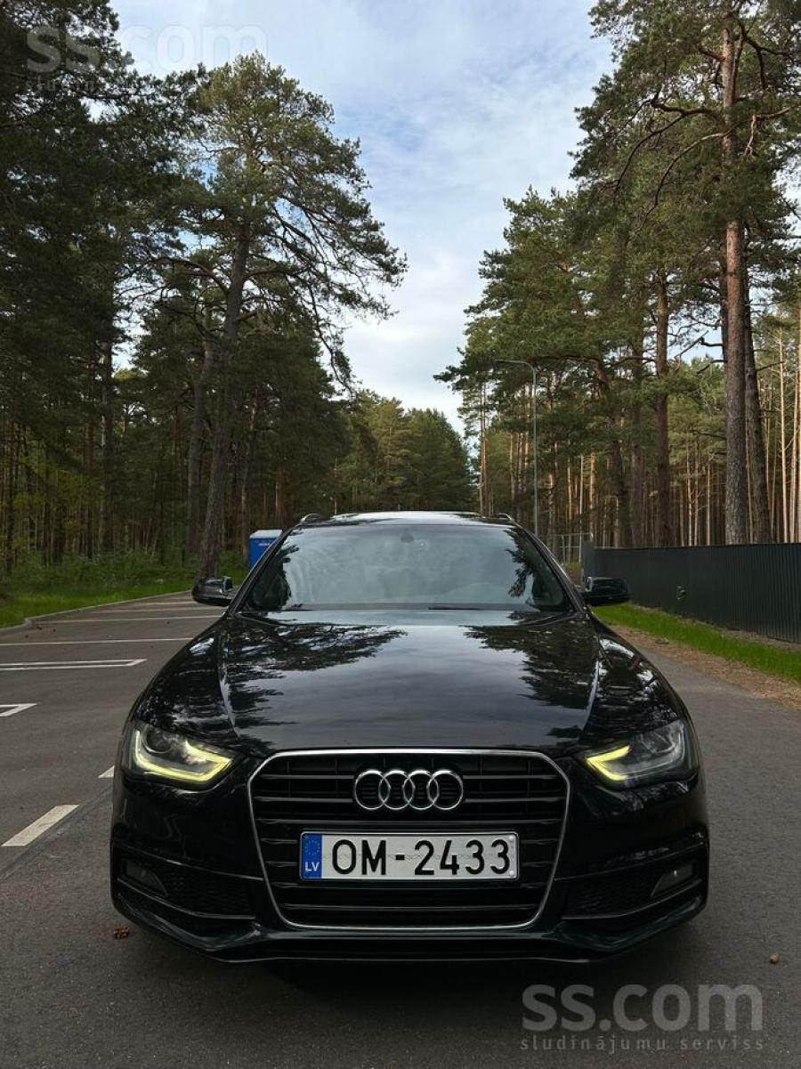 Black Audi A4 2012 in Riga, with an engine capacity of 3.00 L and mileage of 345 thousand km for 7799 €, photo 9 on AUTOMOTO.COM.LV