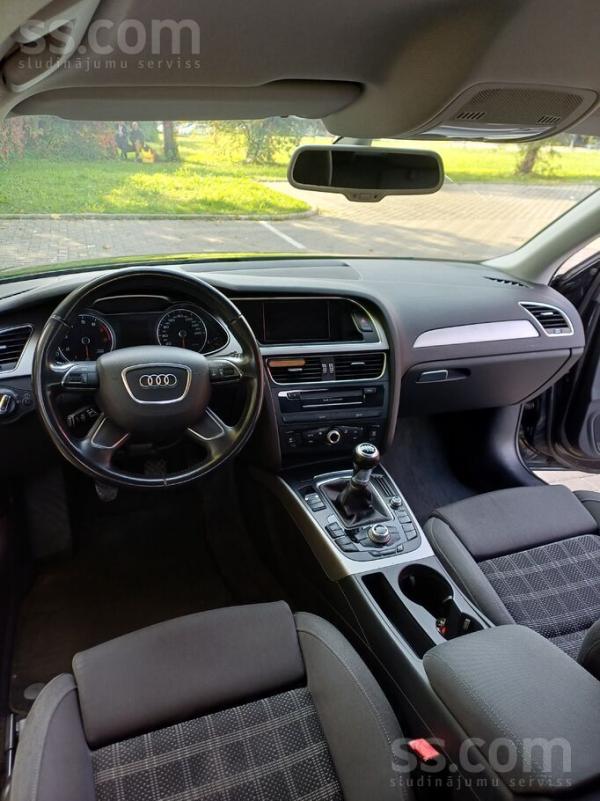 Black Audi A4 2012 in Riga, with an engine capacity of 1.80 L and mileage of 310 thousand km for 6290 €, photo 10 on AUTOMOTO.COM.LV