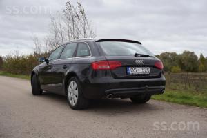 Black Audi A4 2012 in Jekabpils, with an engine capacity of 3.00 L and mileage of 215 thousand km for 6250 €, photo 6 on AUTOMOTO.COM.LV