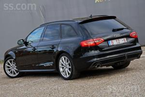 Black Audi A4 2013 in Tukums, with an engine capacity of 3.00 L and mileage of 241 thousand km for 11300 €, photo 4 on AUTOMOTO.COM.LV