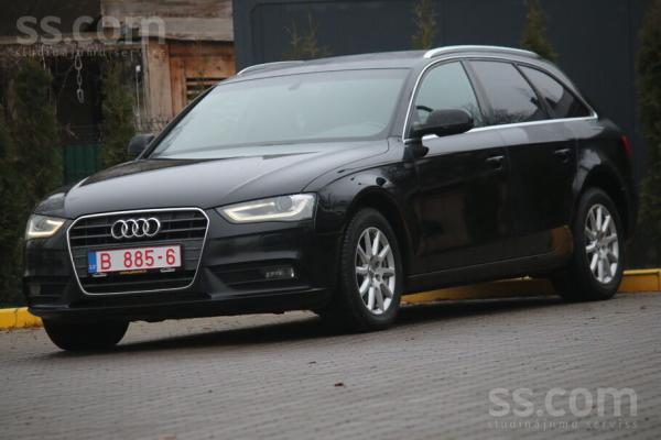 Black Audi A4 2013 in Riga, with an engine capacity of 3.00 L and mileage of 0 thousand km for 8390 €, photo 3 on AUTOMOTO.COM.LV