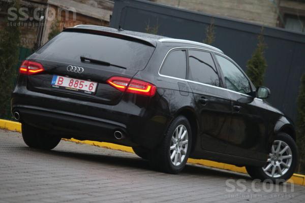 Black Audi A4 2013 in Riga, with an engine capacity of 3.00 L and mileage of 0 thousand km for 8390 €, photo 4 on AUTOMOTO.COM.LV