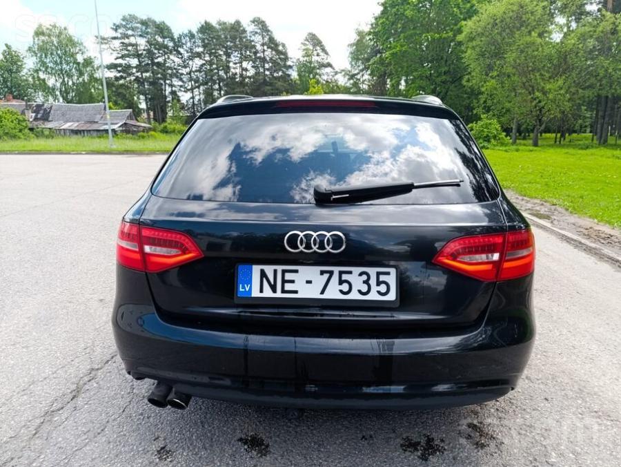 Black Audi A4 2013 in Jekabpils, with an engine capacity of 2.00 L and mileage of 275 thousand km for 5650 €, photo 2 on AUTOMOTO.COM.LV