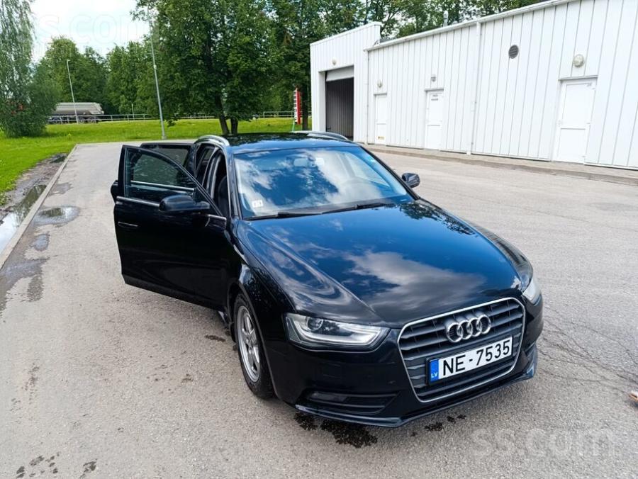 Black Audi A4 2013 in Jekabpils, with an engine capacity of 2.00 L and mileage of 275 thousand km for 5650 €, photo 3 on AUTOMOTO.COM.LV