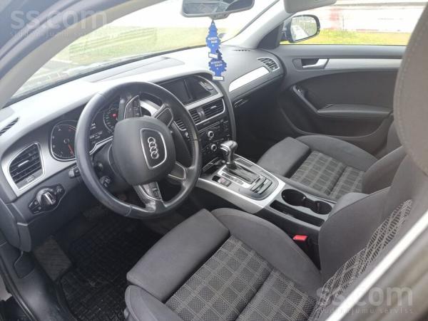 Black Audi A4 2013 in Jekabpils, with an engine capacity of 2.00 L and mileage of 275 thousand km for 5650 €, photo 6 on AUTOMOTO.COM.LV