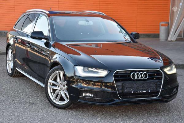 Black Audi A4 2013 in Vilnius, with an engine capacity of 1.97 L and mileage of 278 thousand km for 6900 €, photo 1 on AUTOMOTO.COM.LV