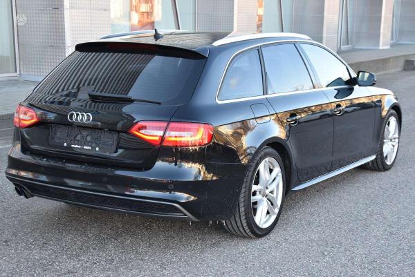 Black Audi A4 2013 in Vilnius, with an engine capacity of 1.97 L and mileage of 278 thousand km for 6900 €, photo 2 on AUTOMOTO.COM.LV