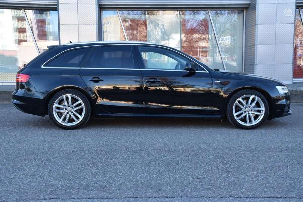 Black Audi A4 2013 in Vilnius, with an engine capacity of 1.97 L and mileage of 278 thousand km for 6900 €, photo 3 on AUTOMOTO.COM.LV
