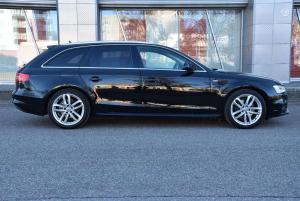 Black Audi A4 2013 in Vilnius, with an engine capacity of 1.97 L and mileage of 278 thousand km for 6900 €, photo 3 on AUTOMOTO.COM.LV