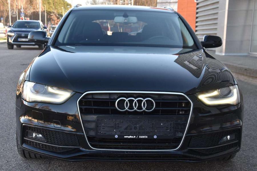 Black Audi A4 2013 in Vilnius, with an engine capacity of 1.97 L and mileage of 278 thousand km for 6900 €, photo 5 on AUTOMOTO.COM.LV