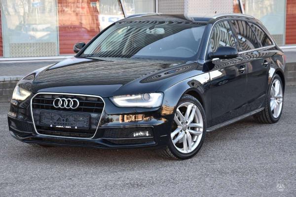 Black Audi A4 2013 in Vilnius, with an engine capacity of 1.97 L and mileage of 278 thousand km for 6900 €, photo 6 on AUTOMOTO.COM.LV