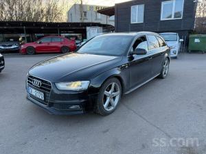 Black Audi A4 2013 in Riga, with an engine capacity of 2.00 L and mileage of 351 thousand km for 7990 €, photo  on AUTOMOTO.COM.LV