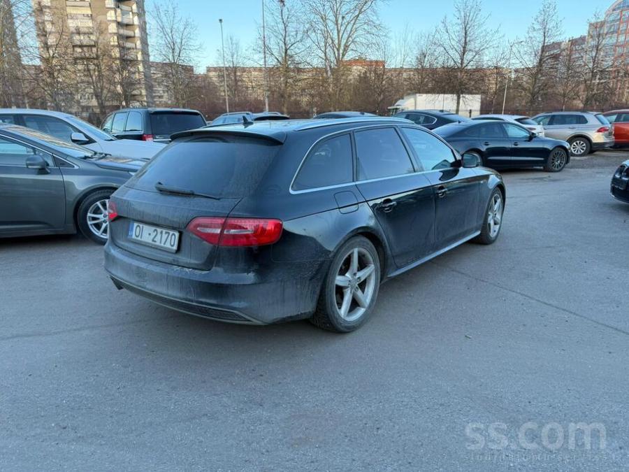 Black Audi A4 2013 in Riga, with an engine capacity of 2.00 L and mileage of 351 thousand km for 7990 €, photo 5 on AUTOMOTO.COM.LV