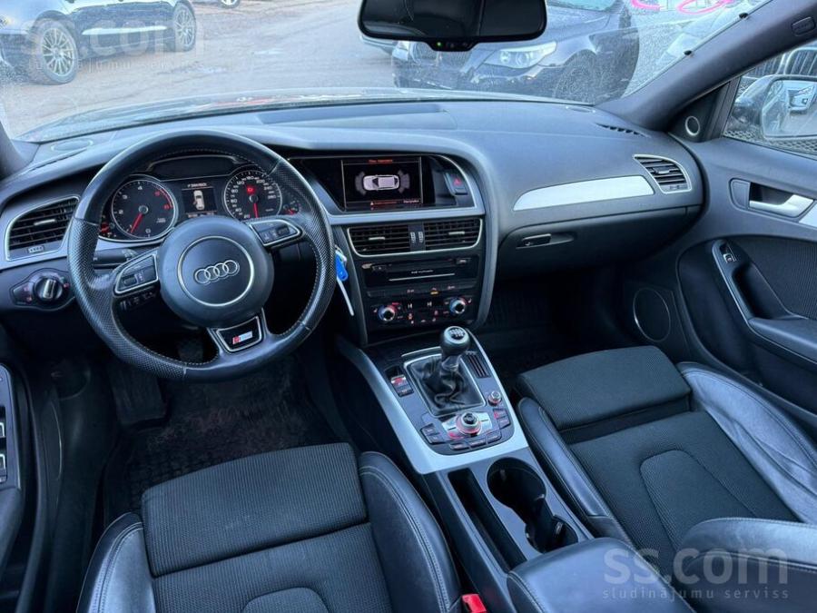 Black Audi A4 2013 in Riga, with an engine capacity of 2.00 L and mileage of 351 thousand km for 7990 €, photo 13 on AUTOMOTO.COM.LV