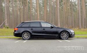 Black Audi A4 2013 in Riga, with an engine capacity of 2.00 L and mileage of 295 thousand km for 7790 €, photo 9 on AUTOMOTO.COM.LV