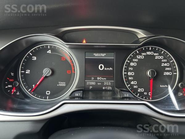 Black Audi A4 2013 in Ogre, with an engine capacity of 2.00 L and mileage of 271 thousand km for 9100 €, photo 6 on AUTOMOTO.COM.LV